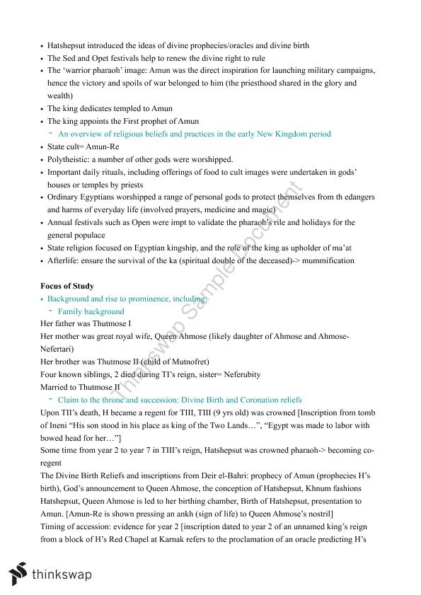 Ancient Study Notes Year 12 (2019) | Year 12 HSC - Ancient History ...