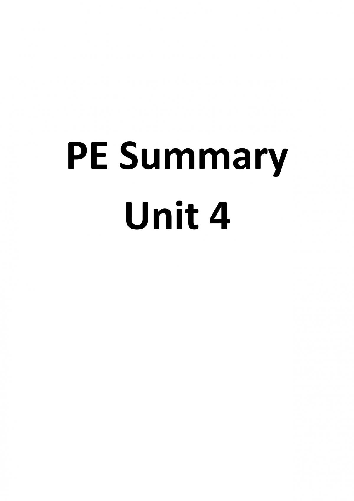 Unit 4 PE Notes VCE. Comprehensive. | Physical Education - Year 12 VCE ...