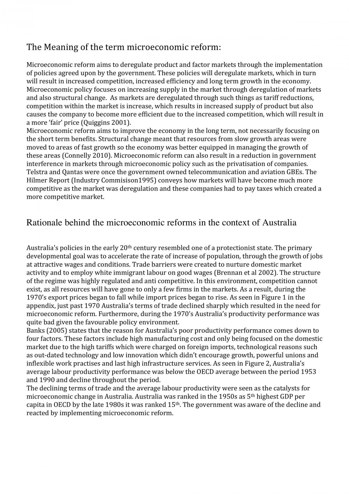 Microeconomic Reform | ECON 3013 - Industry Economics and Markets - WSU ...