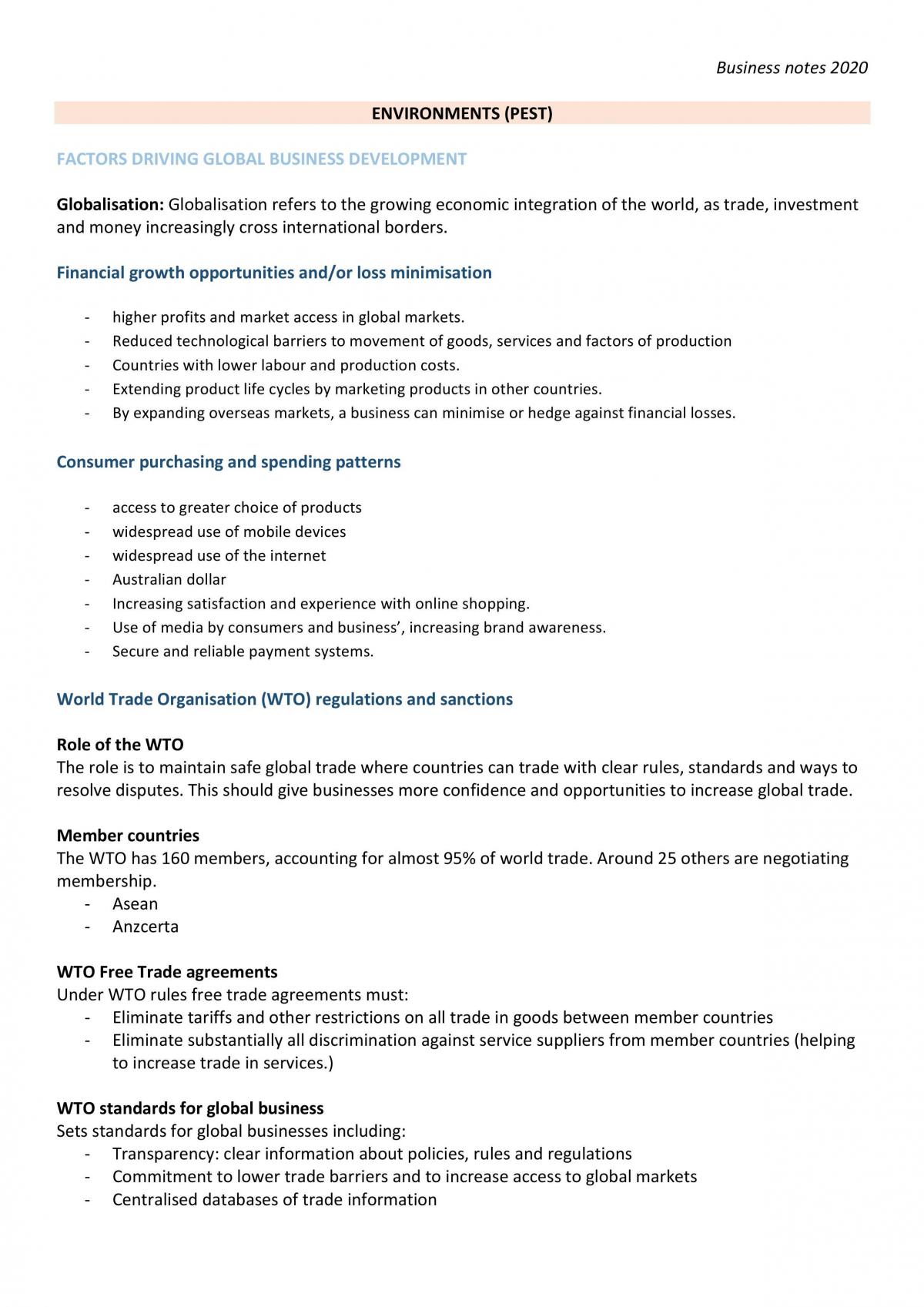 Business Management Semester 1 | Business Management and Enterprise ...