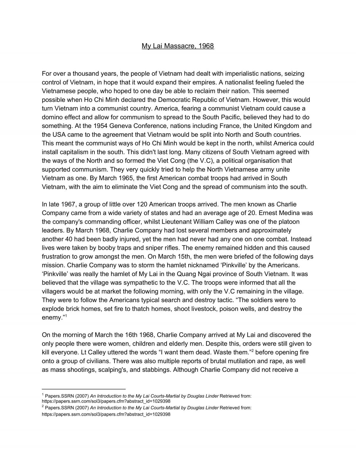 NCEA Level 2 History AS91231 | History - Level 2 NCEA | Thinkswap
