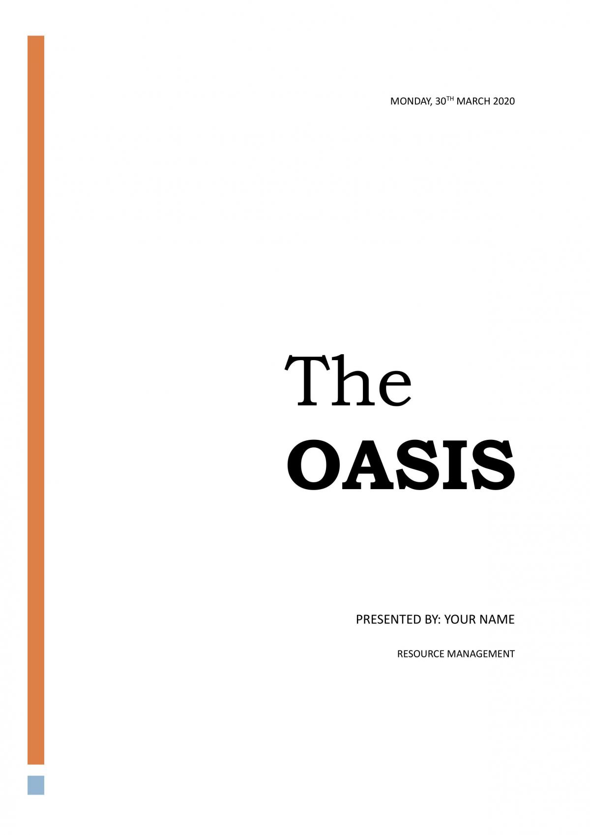 "OASIS" Documentary | Community and Family Studies - Year 11 HSC ...