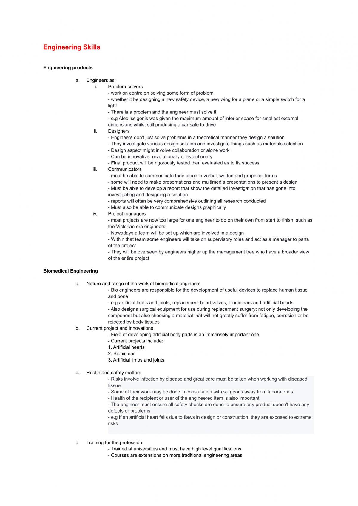 Engineering Studies Preliminary Notes | Engineering Studies - Year 11 ...