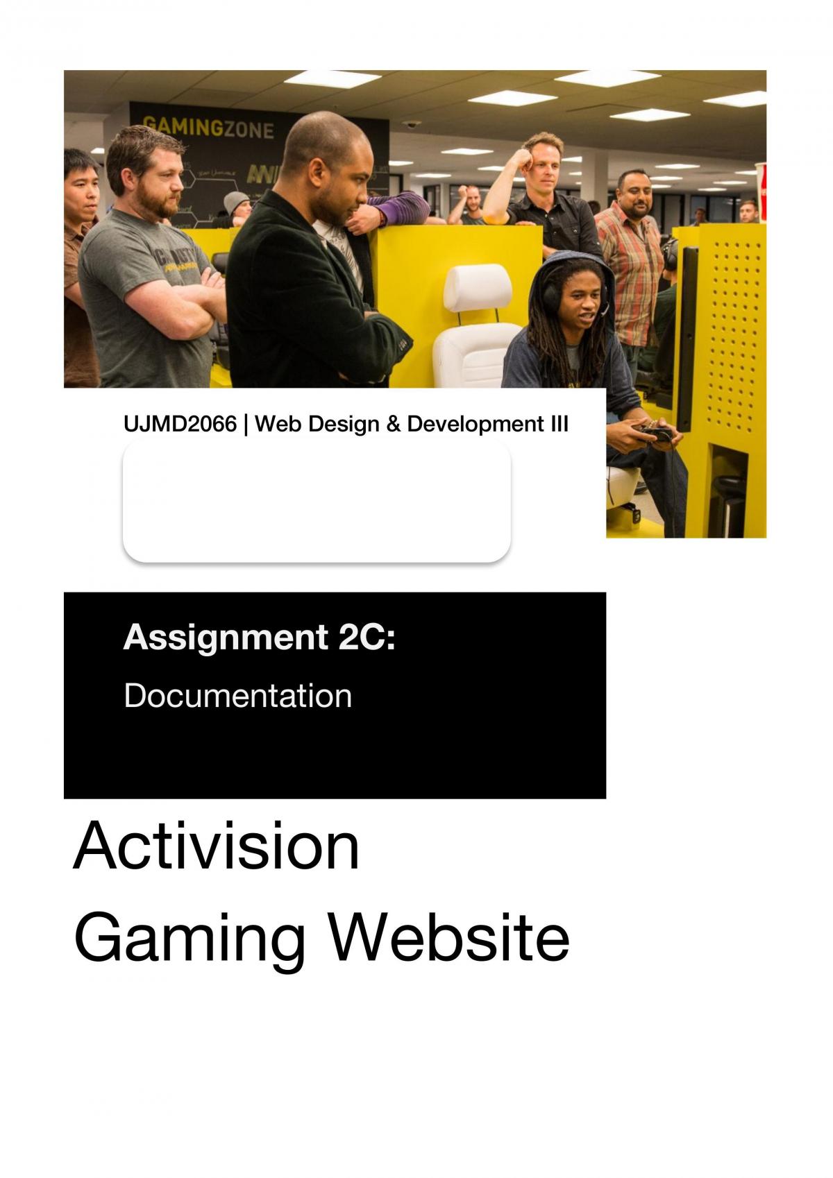 Documentation for Website Building | UJMD2066 - Web Design ...