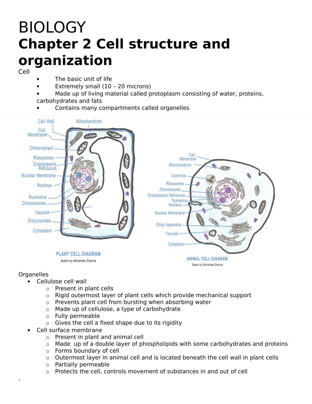 Biology Notes | Biology - Form 5 SPM | Thinkswap