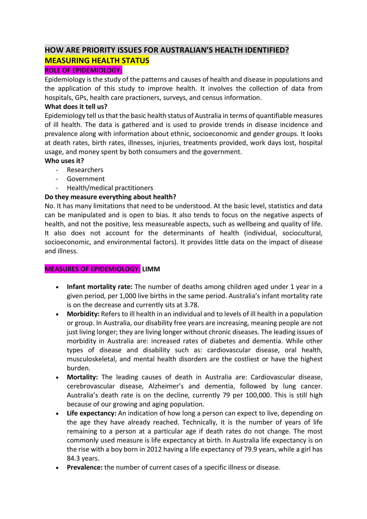COre 1 | Personal Development, Health and Physical Education - Year 12 ...