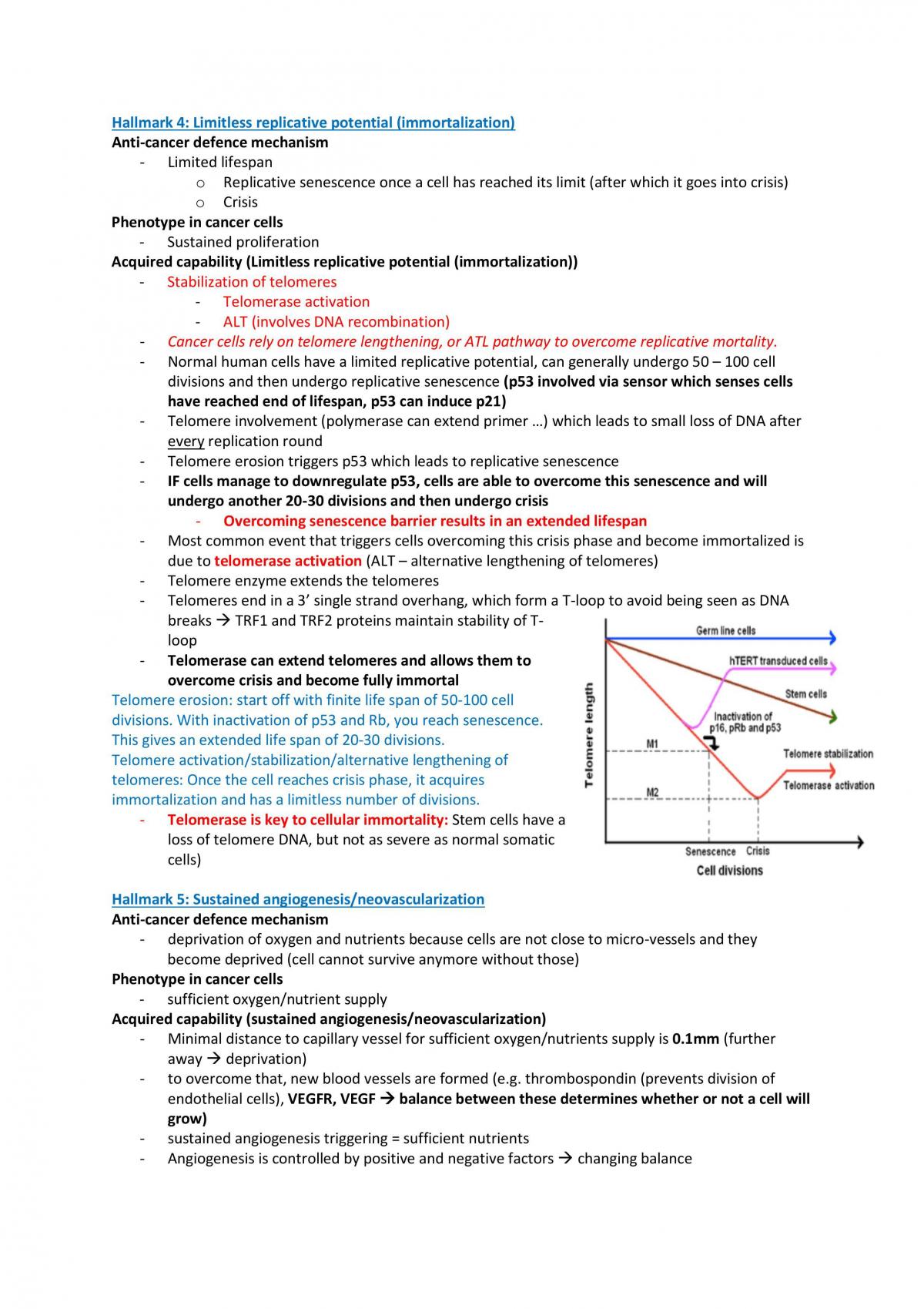 Cancer Biology Summary | BMS 850 - Cancer Biology - TMU | Thinkswap