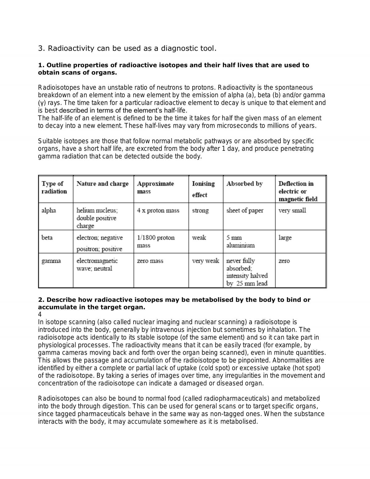 HSC Physics - Medical Physics | Physics - Year 12 HSC | Thinkswap