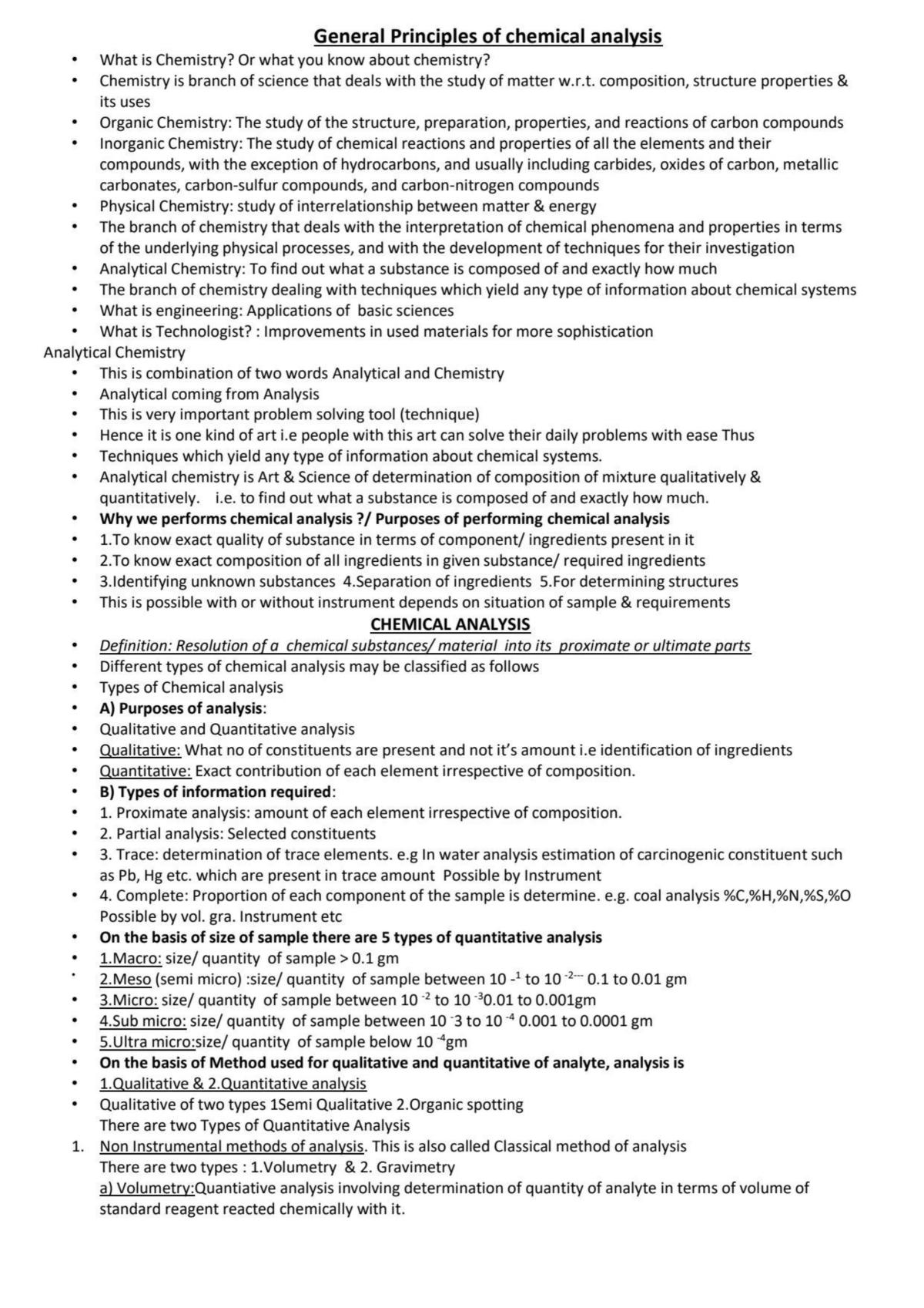 Principles of Chemical Analysis | CHEM5008 - Principles of Chemical ...