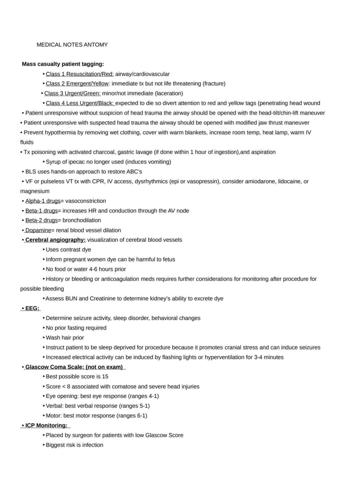 Medical Anatomy Notes | HUMB1004 - Medical Anatomy - Curtin | Thinkswap