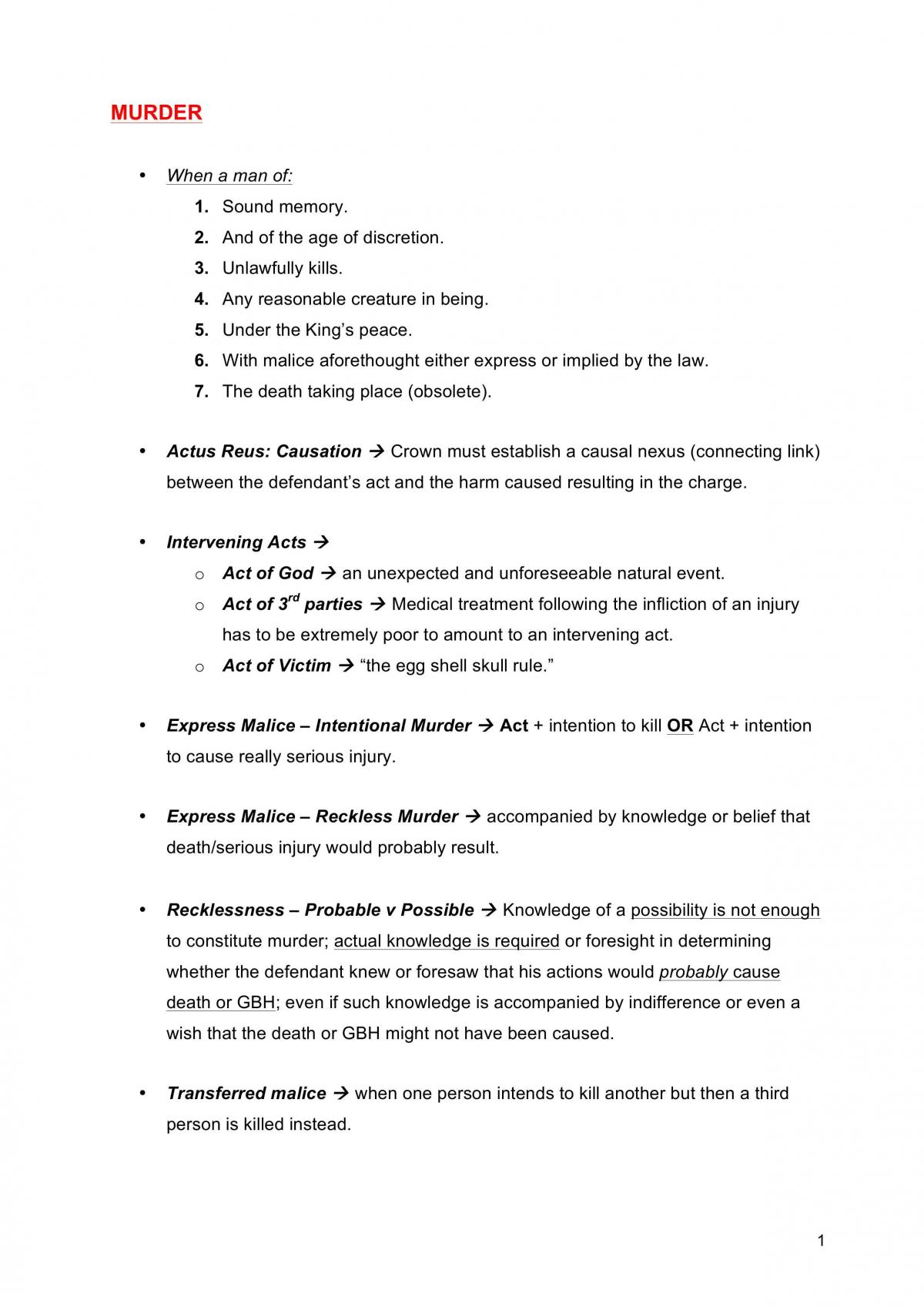 criminal-law-summary-notes-law2394-criminal-law-rmit-thinkswap
