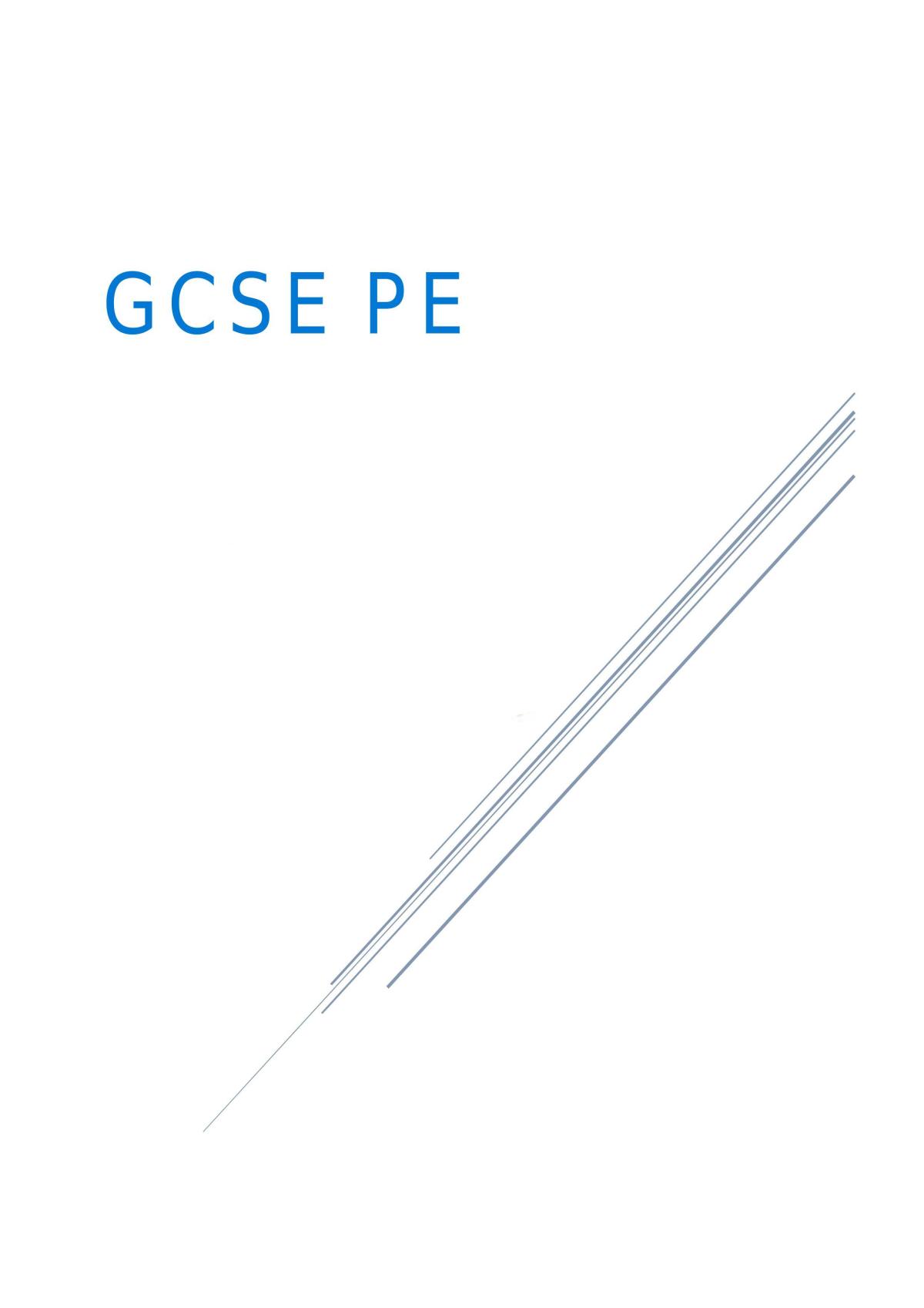 GCSE PE | Physical Education - GCSE AQA | Thinkswap