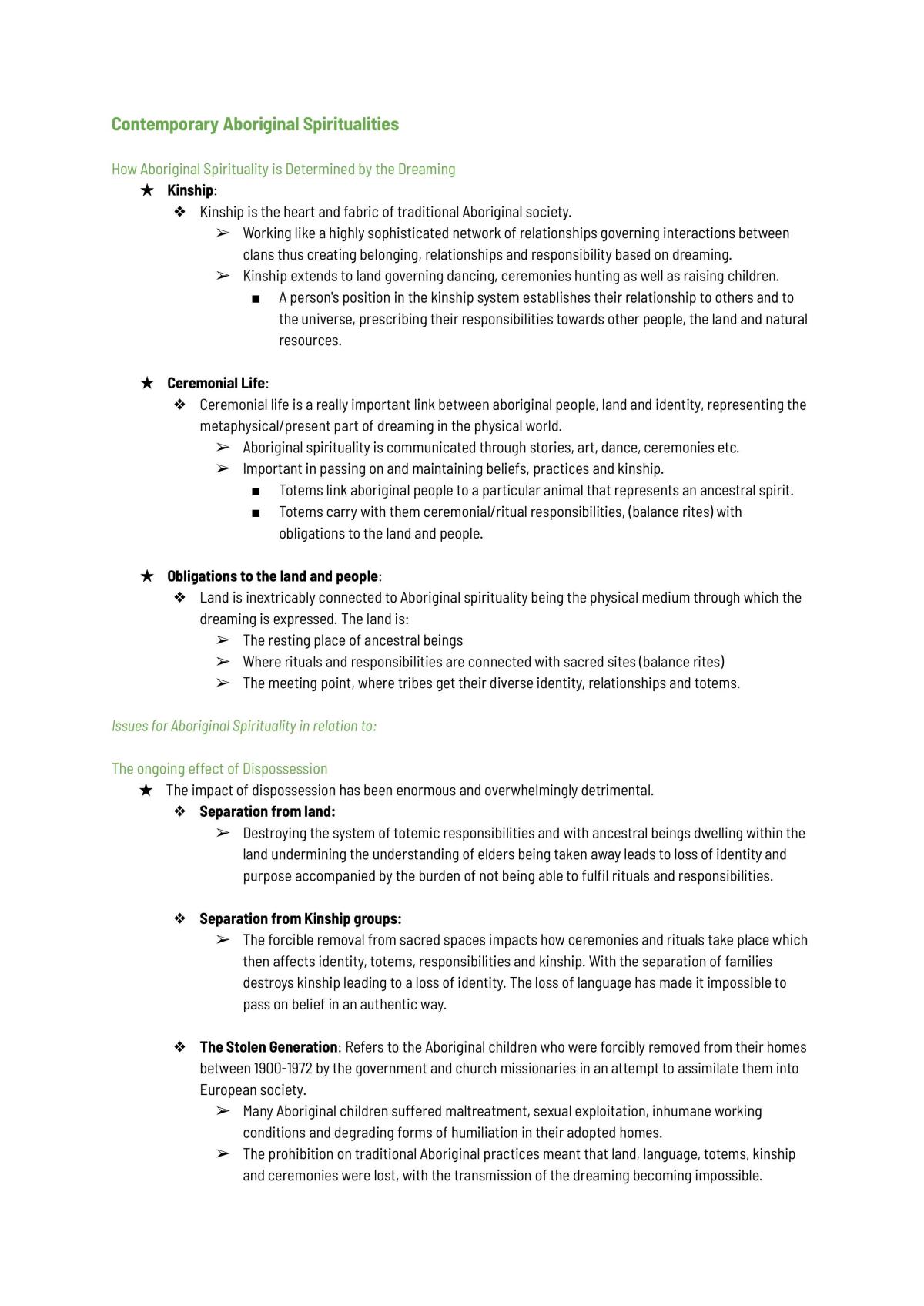 Studies Of Religion (1 Unit) HSC Notes | Studies of Religion I - Year ...