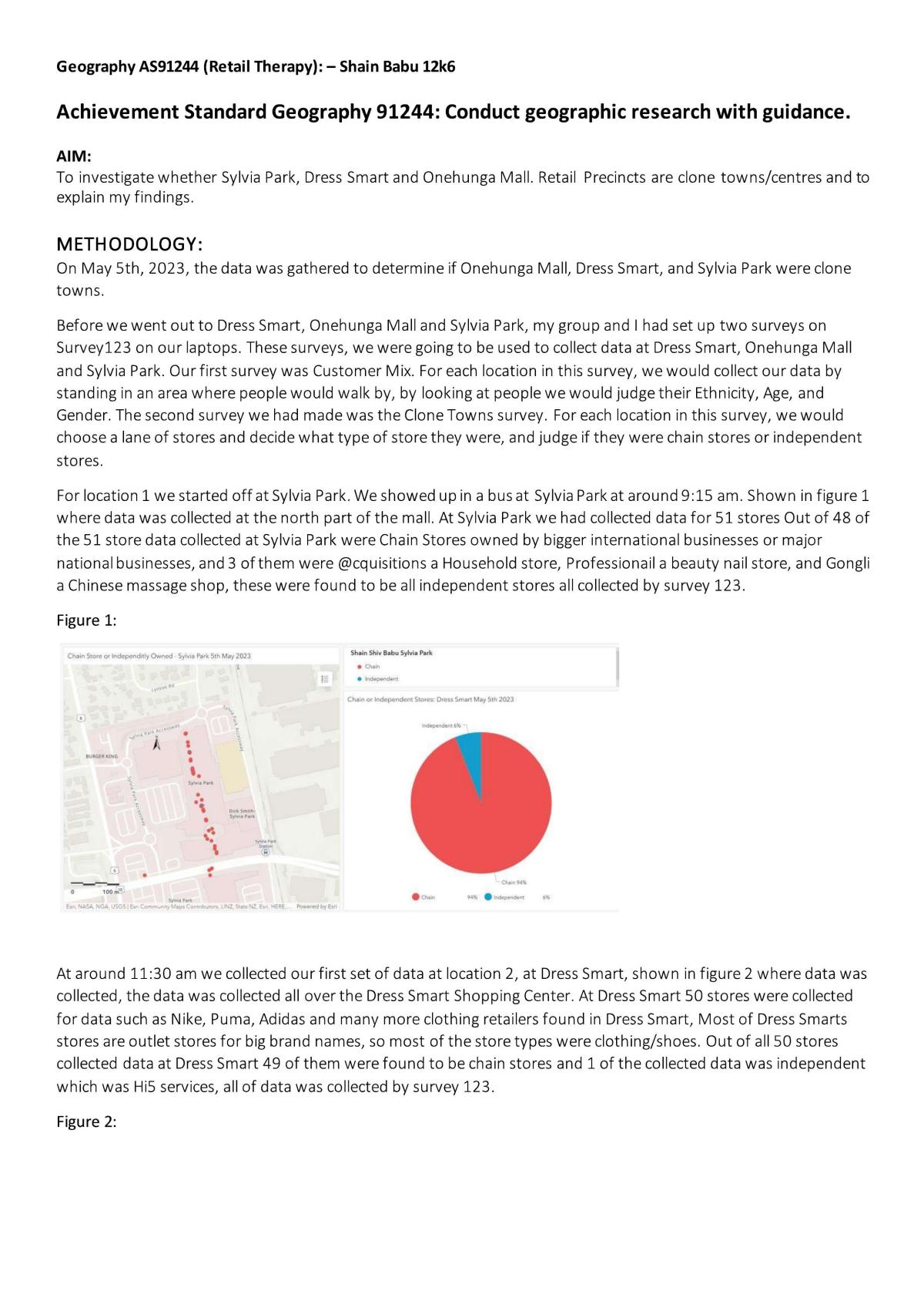 AS 91244: Conduct geographic research with guidance. | Geography ...