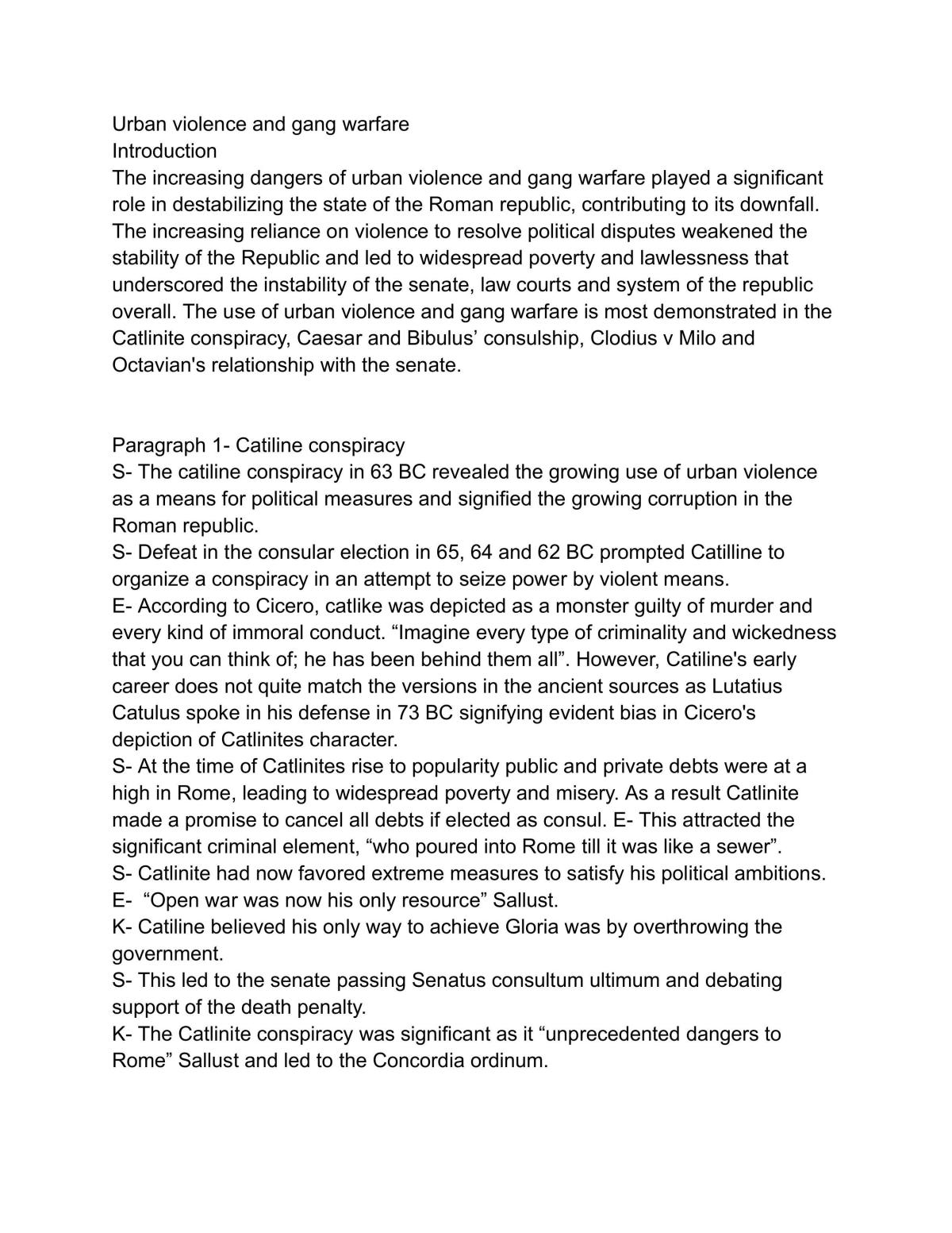 Roman Republic Essay | Ancient History - Year 12 HSC | Thinkswap
