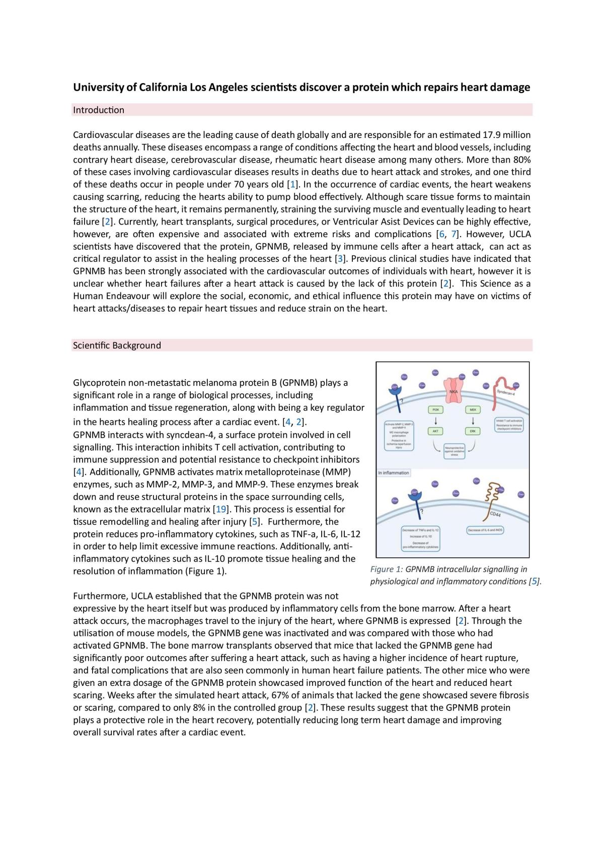 Stage Two Biology SHE Task | Biology - Year 12 SACE | Thinkswap