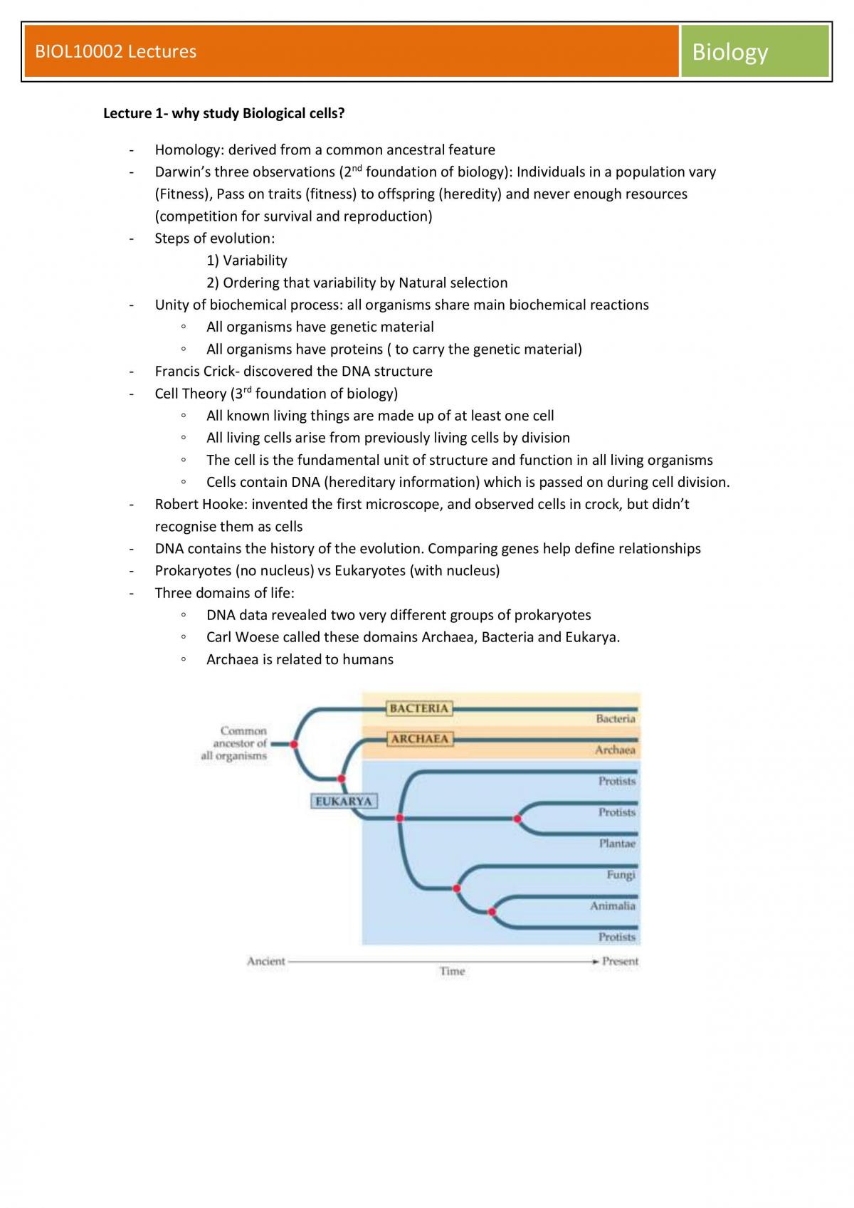 Biomolecules and Cells Notes | BIOL10002 - Biomolecules and Cells ...