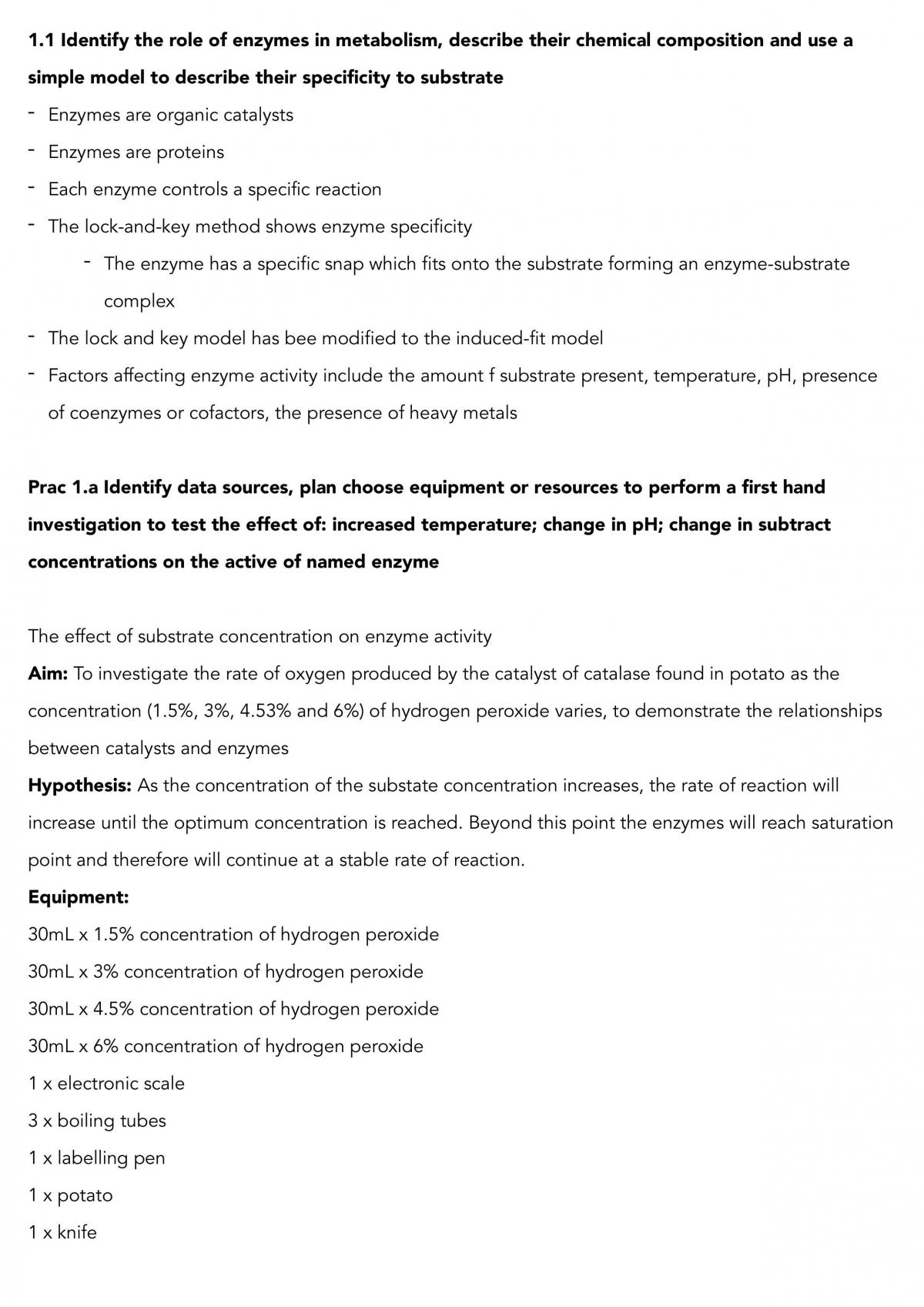 Maintaining a Balance | Biology - Year 12 HSC | Thinkswap