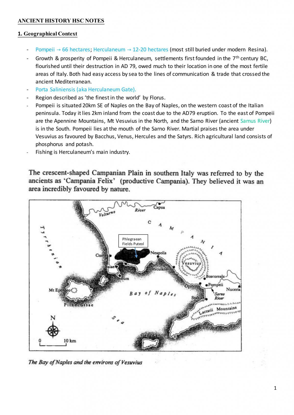 Pompeii and Herculaneum | Ancient History - Year 12 HSC | Thinkswap