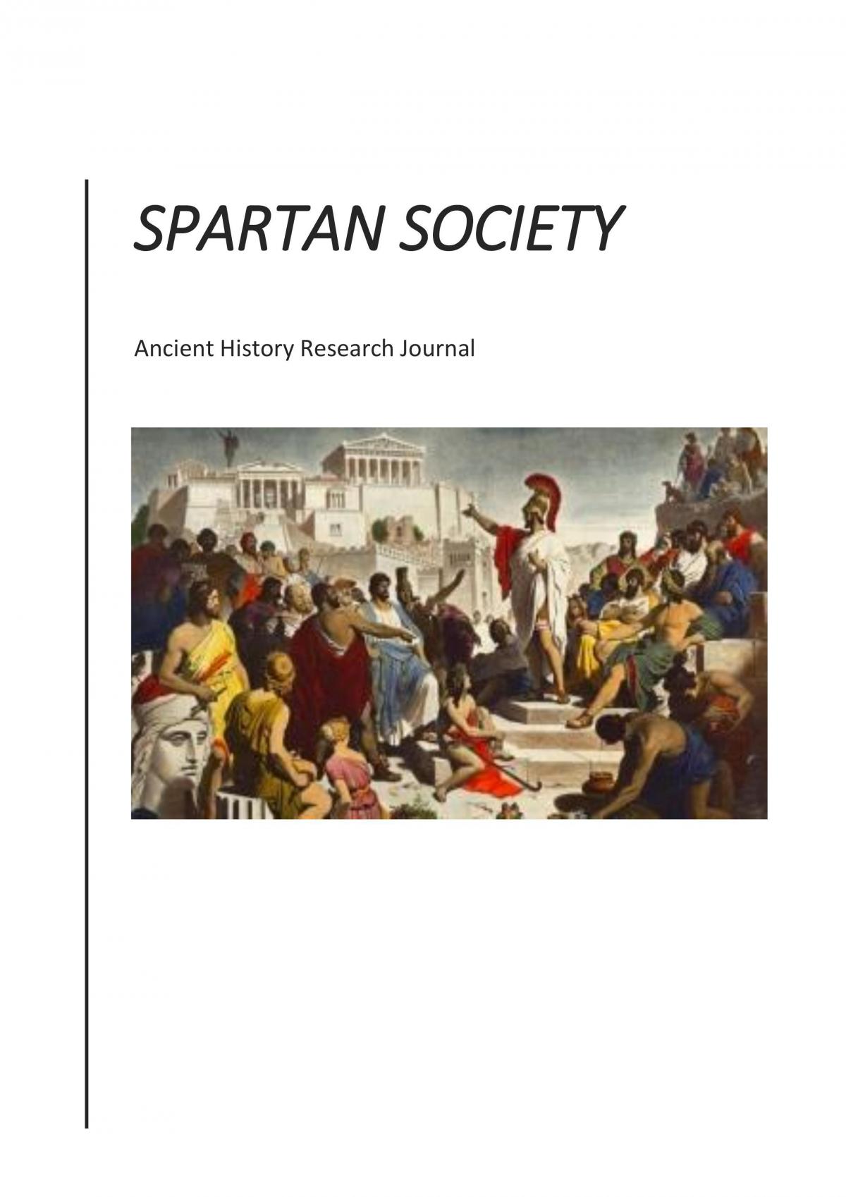 Sparta Research Journal - Research Questions and Reflections | Ancient ...