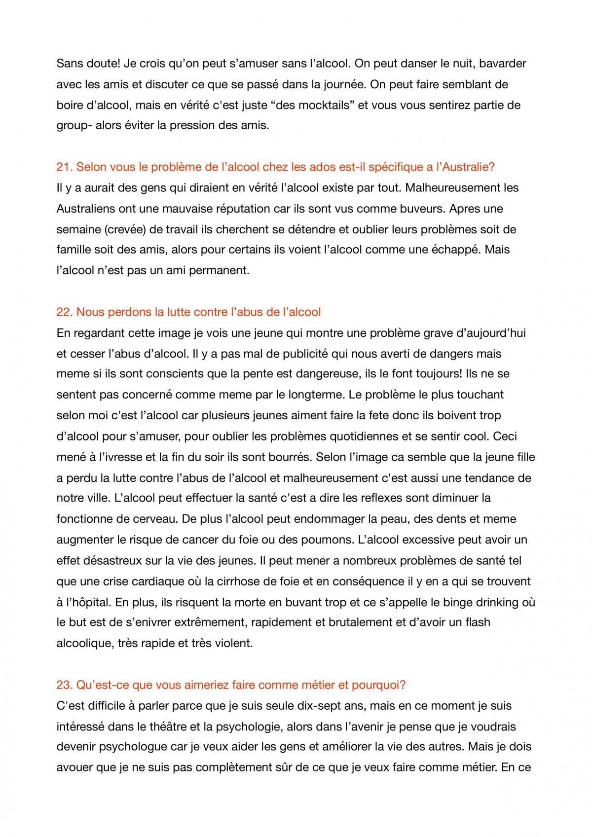 Unit 3 and 4 French Study Guide | French: Second Language - Year 12 ...