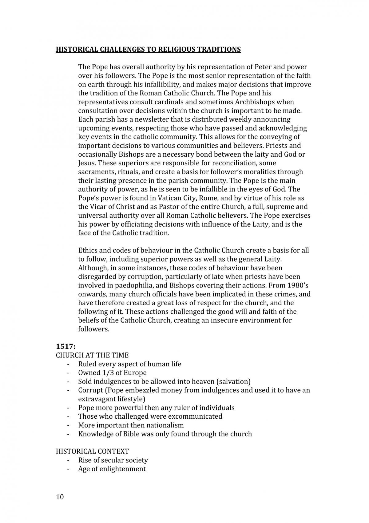 Religion and Society Unit 3/4 Notes | Religion and Society - Year 12 ...