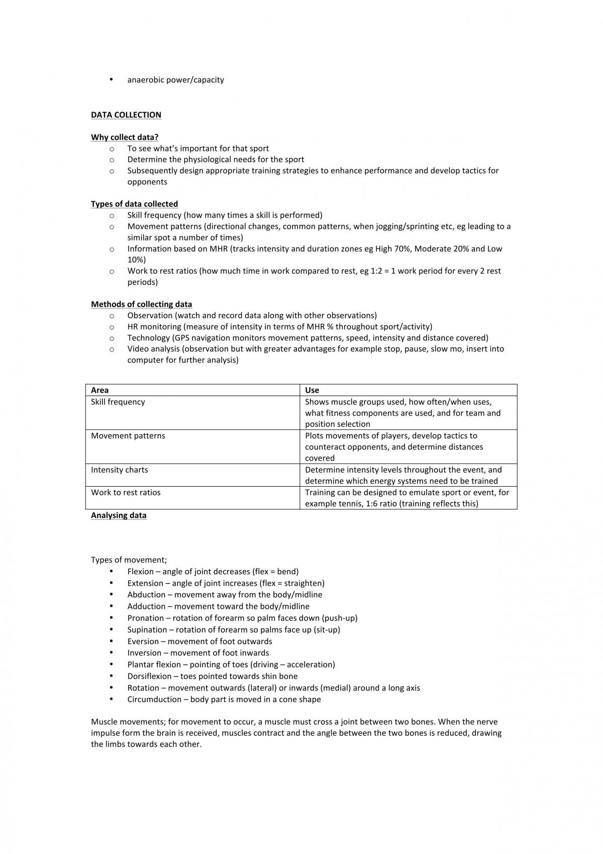 VCE Units 3 & 4 Physical Education Notes | Physical Education - Year 12 ...