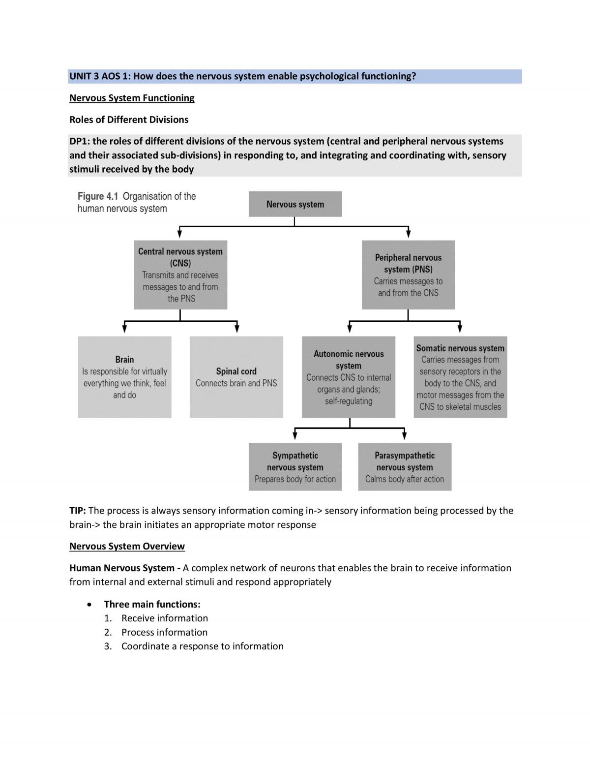 Psychology Unit Three, Area of Study One | Psychology - Year 12 VCE ...