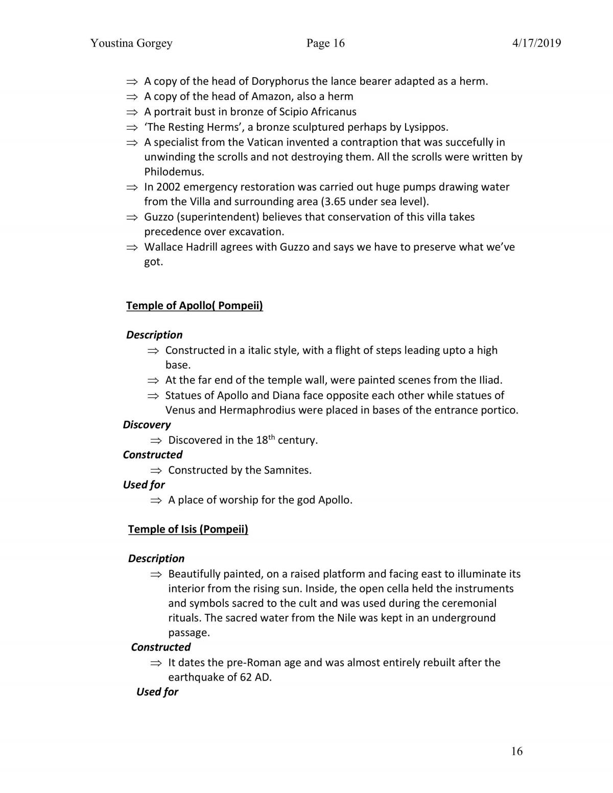 Cities of Versuvius Pompeii and Herculaneum | Ancient History - Year 12 ...