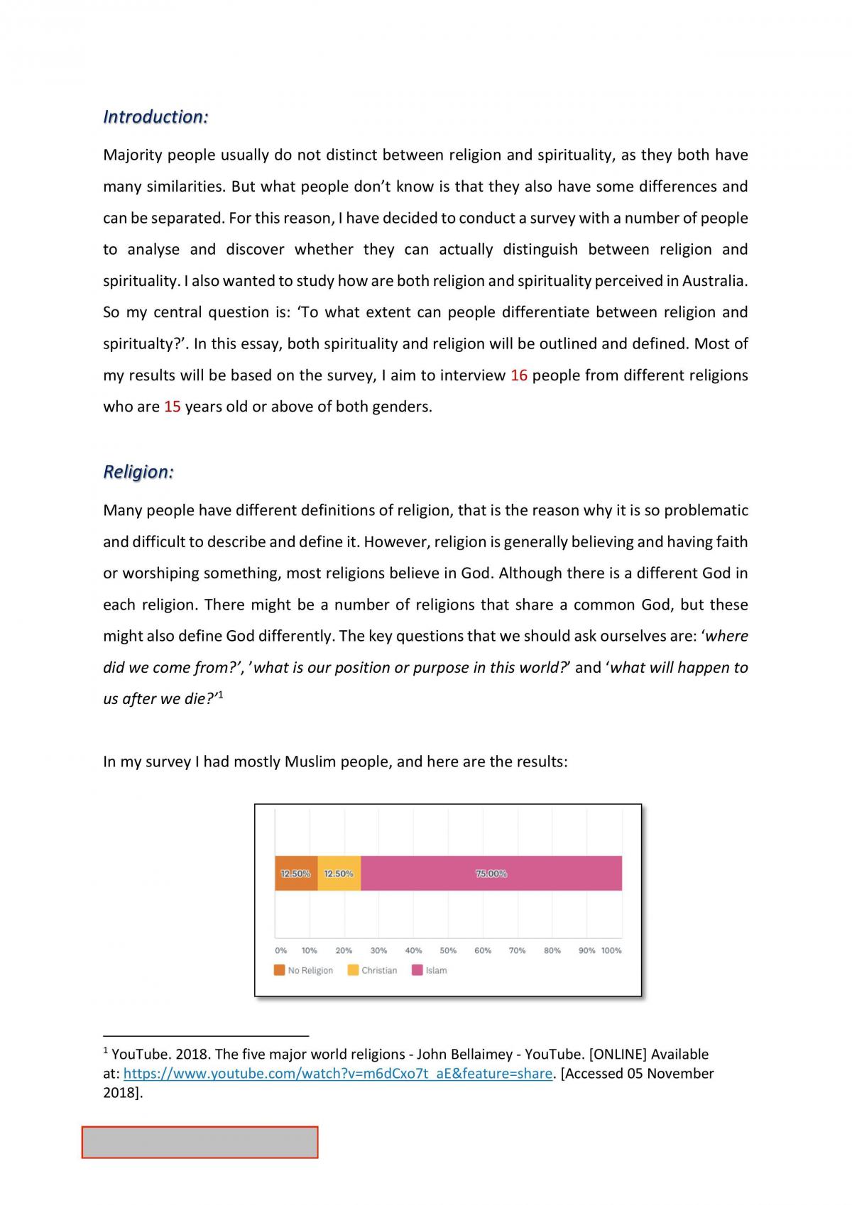Religion and Spirituality - Stage 2 Religion Studies – Core Topic ...