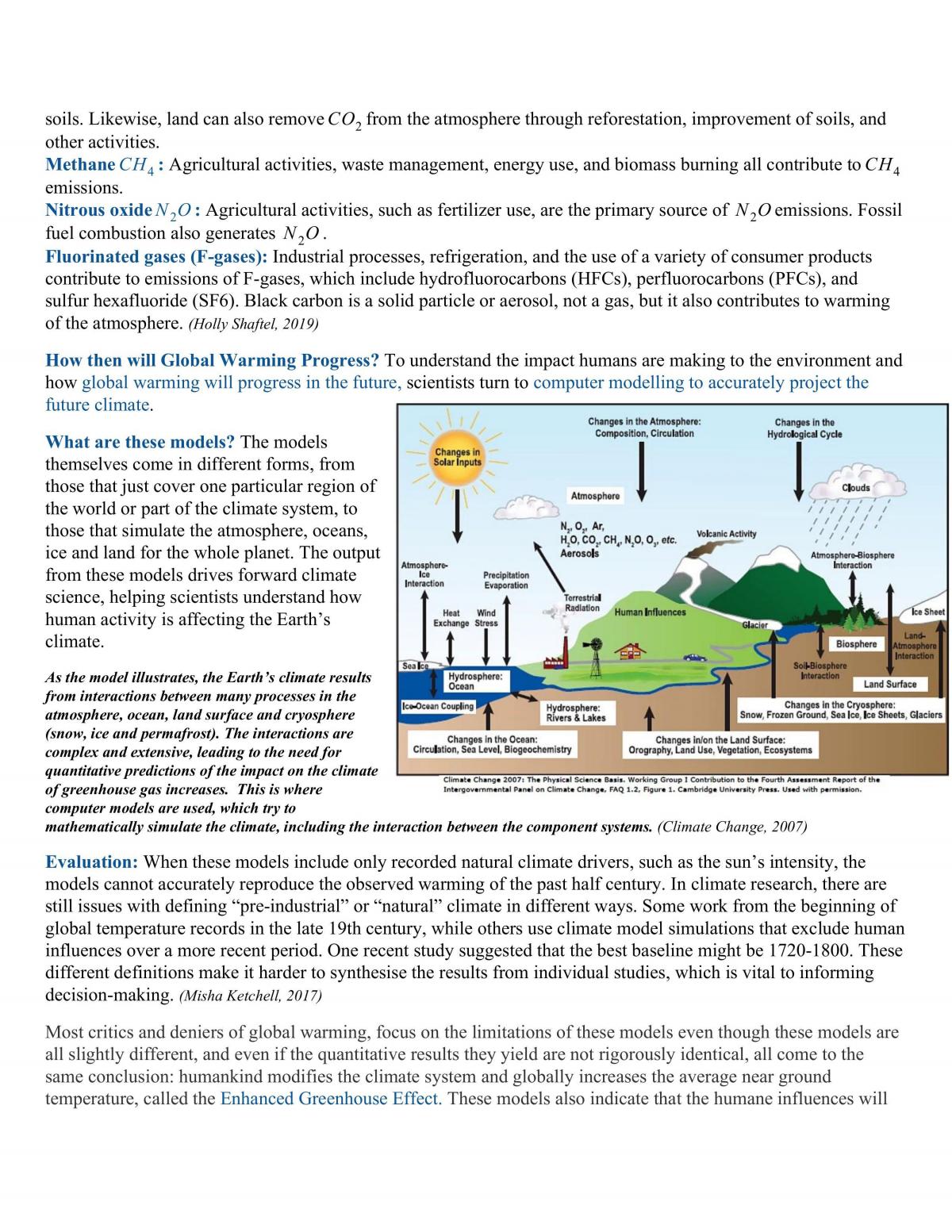 Case Study on Global Warming and Humans Contributing to Global Warming ...