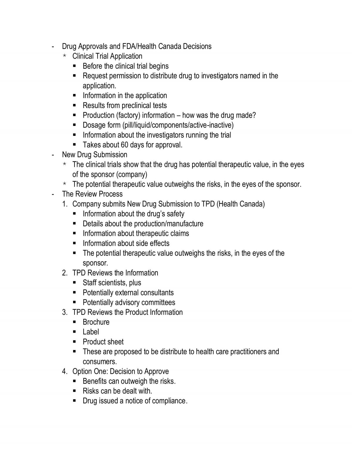 PCL102 - Lecture Notes | PCL102 - The Art of Drug Discovery - UToronto ...