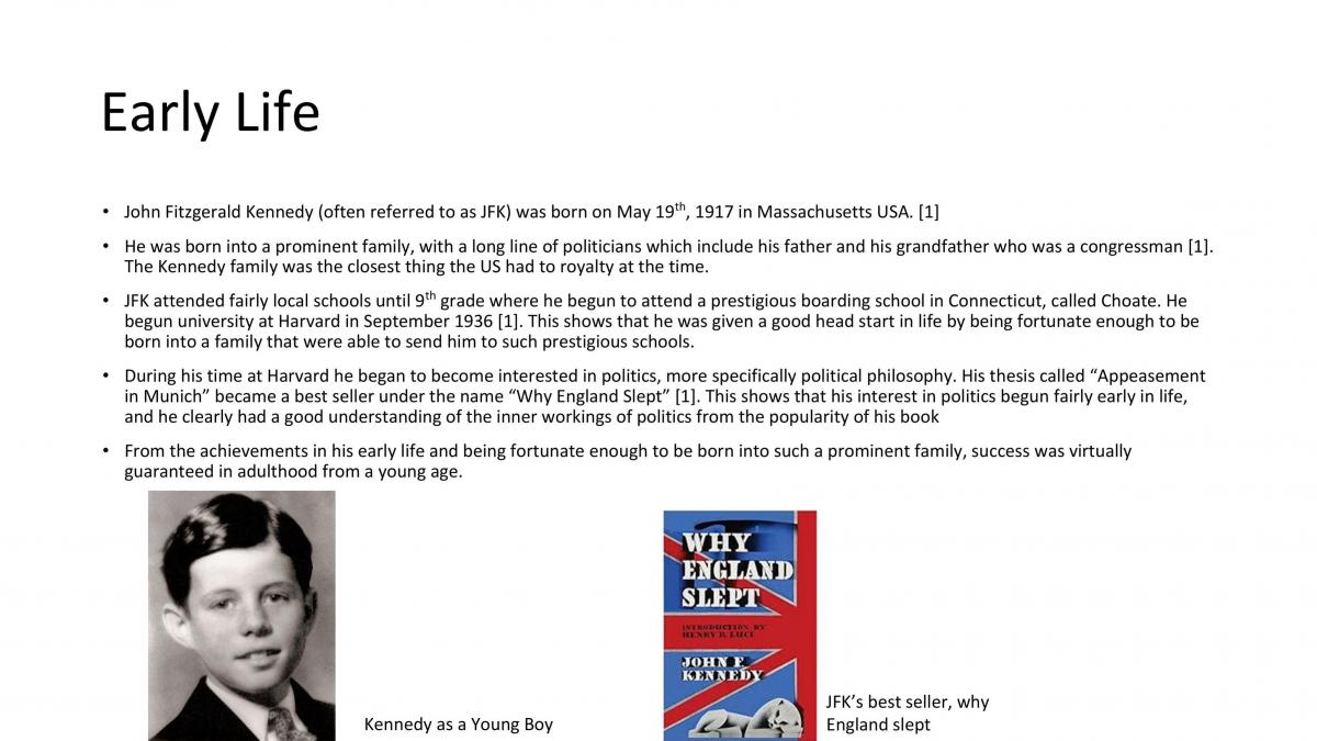 Powerpoint on the Assassination of JFK and it's Impact on NZ | History ...