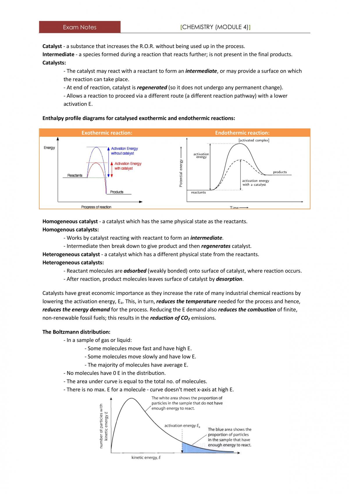 Chemistry A-Level - Complete Study Notes for AS and A2 | Chemistry A ...