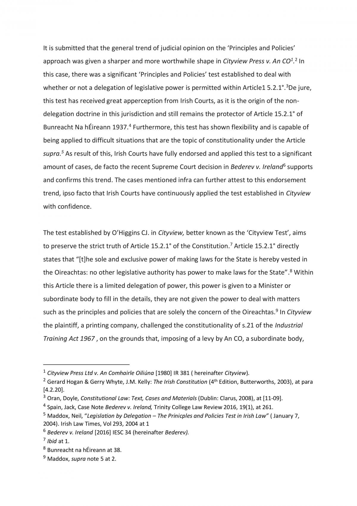 Essay on Principles & Policies | LW1162 - Constitutional Law ...