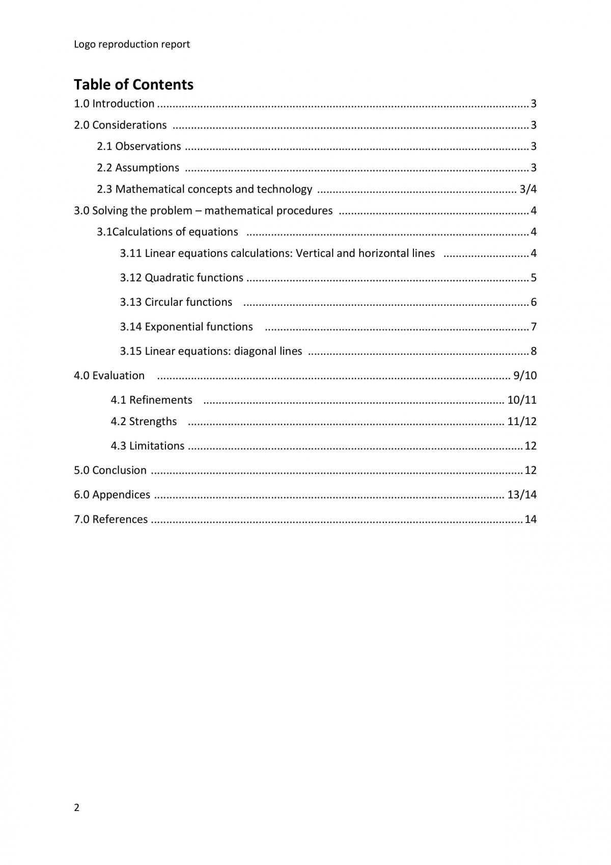 Essay PSMT about Logo reproduction through functions | Mathematical ...