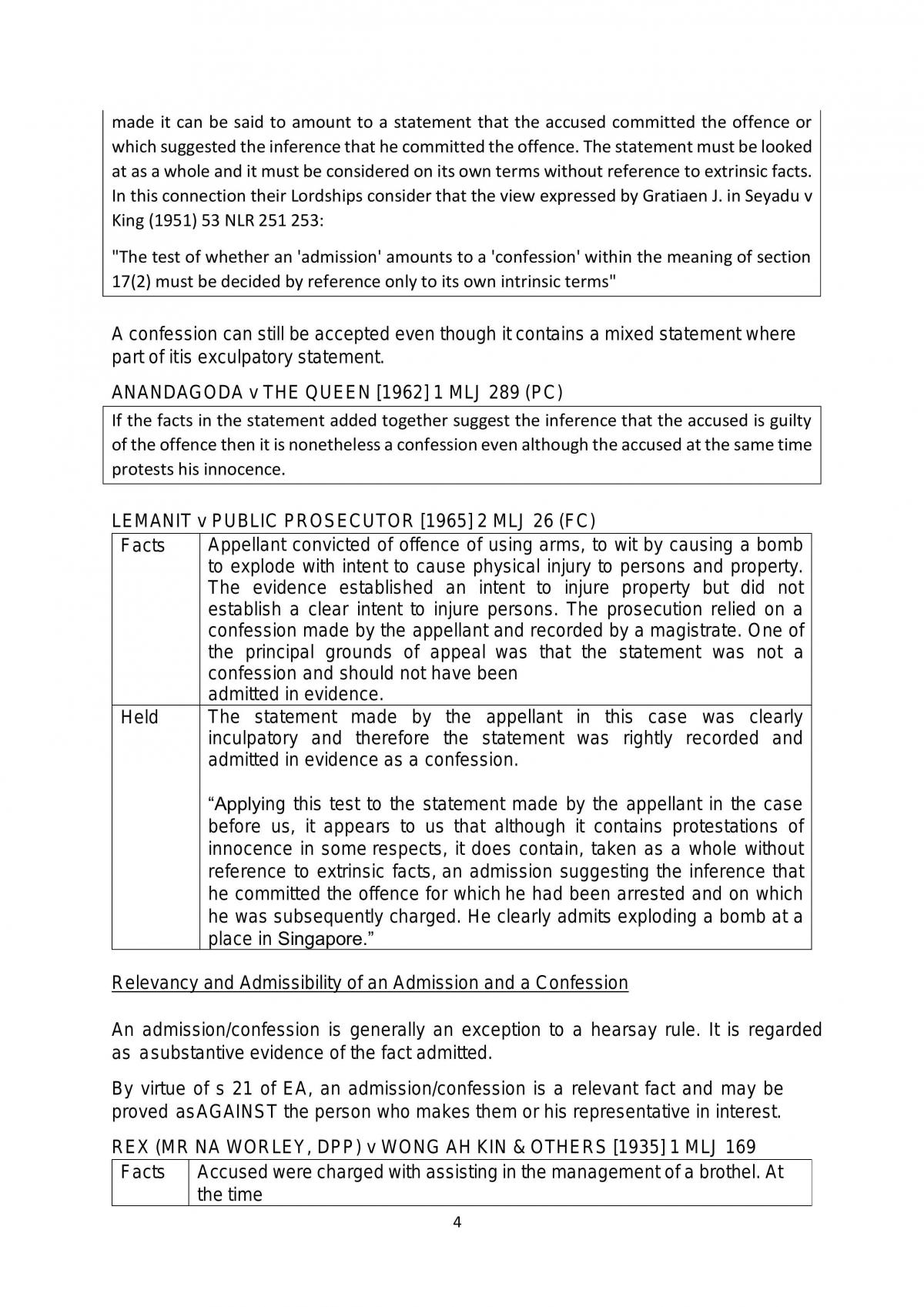 Law of Evidence | CLP - Certificate of Legal Practice - ATC | Thinkswap