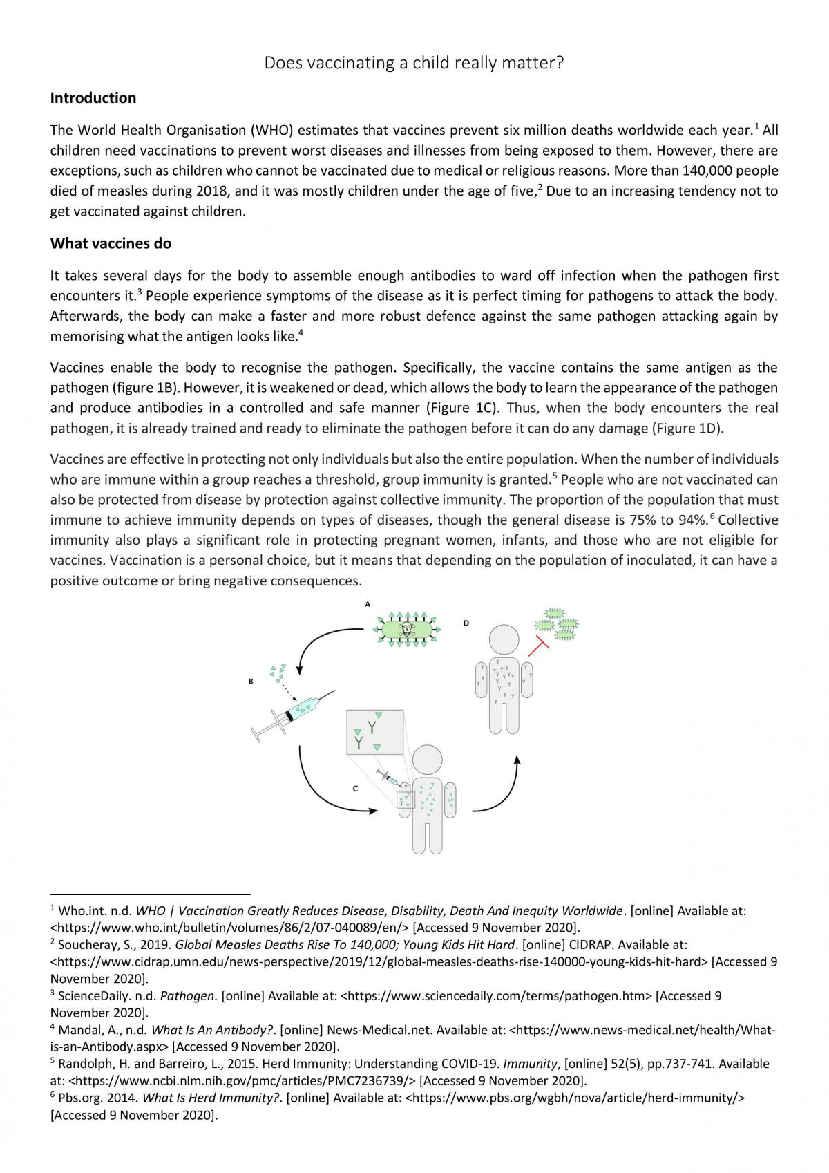 SACE stage 2 Child Studies Investigation | Child Studies - Year 11 SACE ...