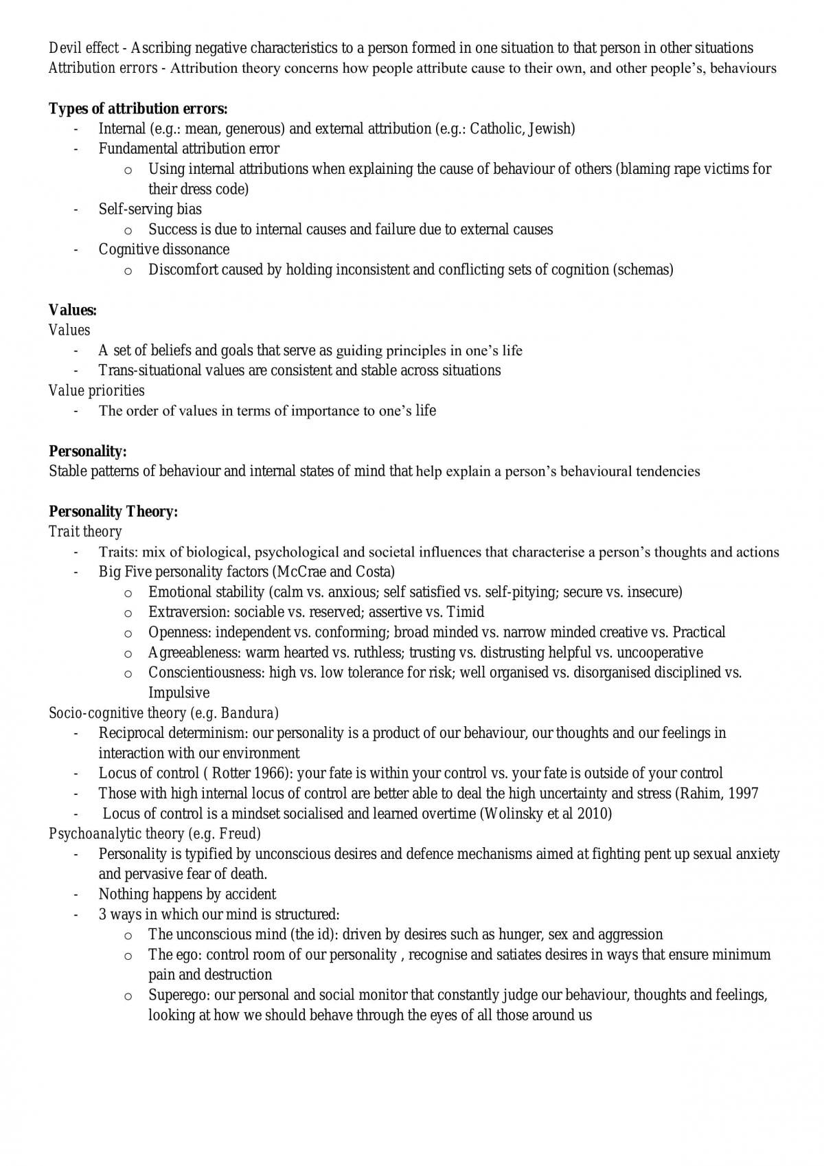 Managing People & Organisations Complete Set of Notes | 21129 ...
