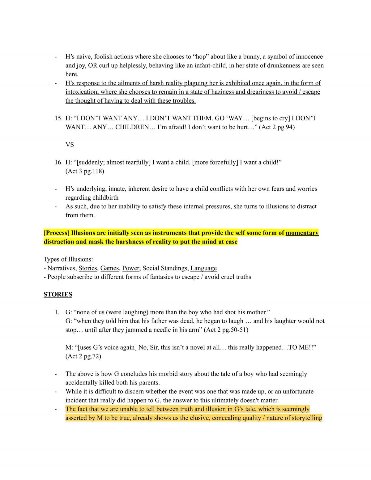 Who's Afraid of Virginia Woolf (WAOVW) Notes | Literature in English H2 ...