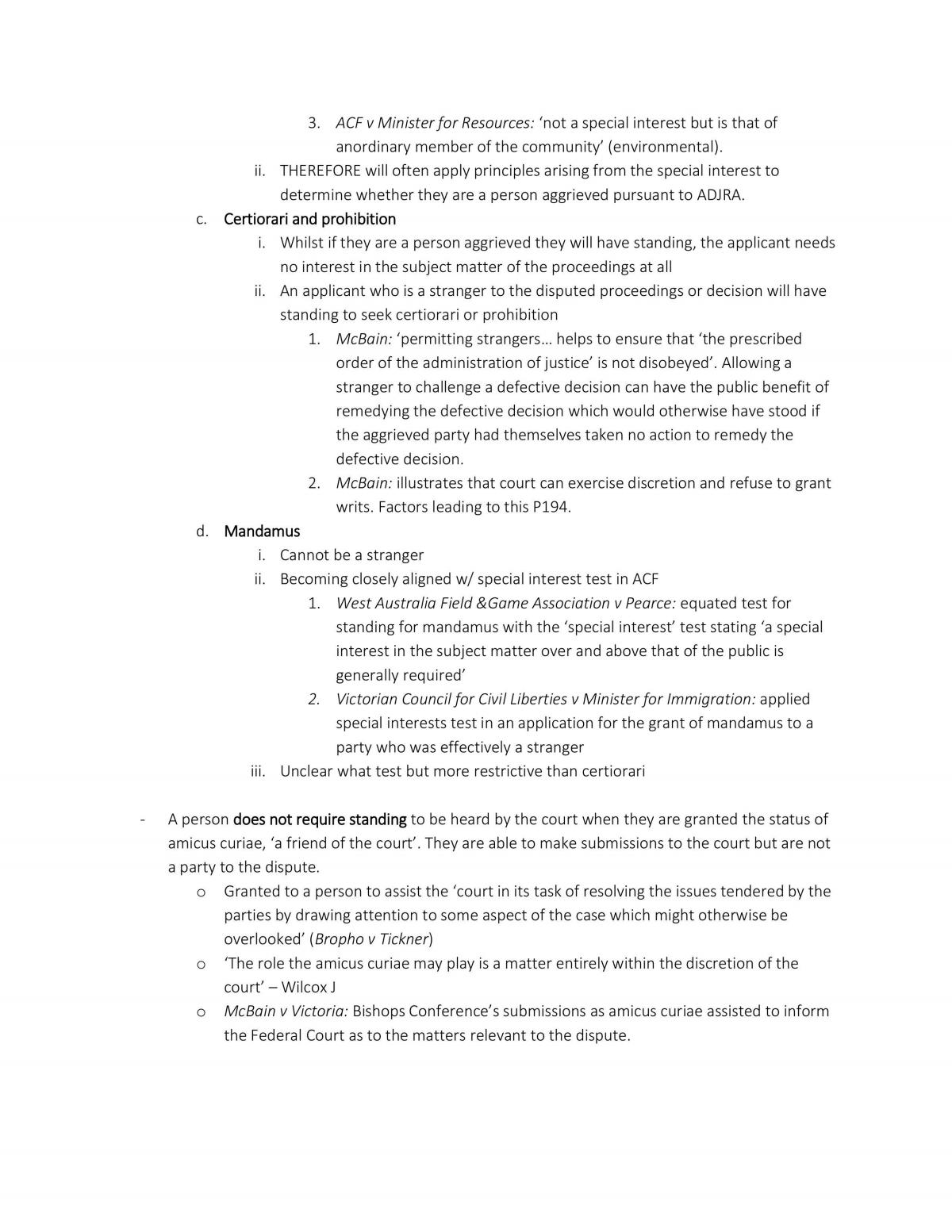 judicial-review-problem-question-notes-llb2230-administrative-law