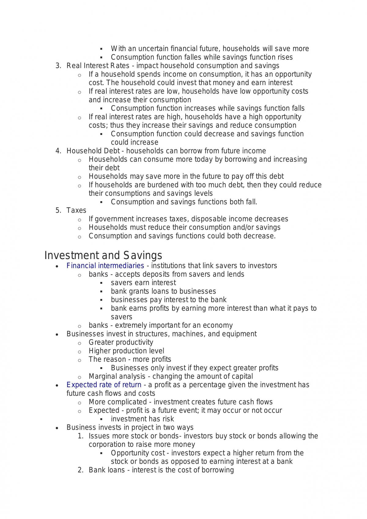 Business Macroeconomics Notes | BA 084 - Business Macroeconomic - UCSI ...