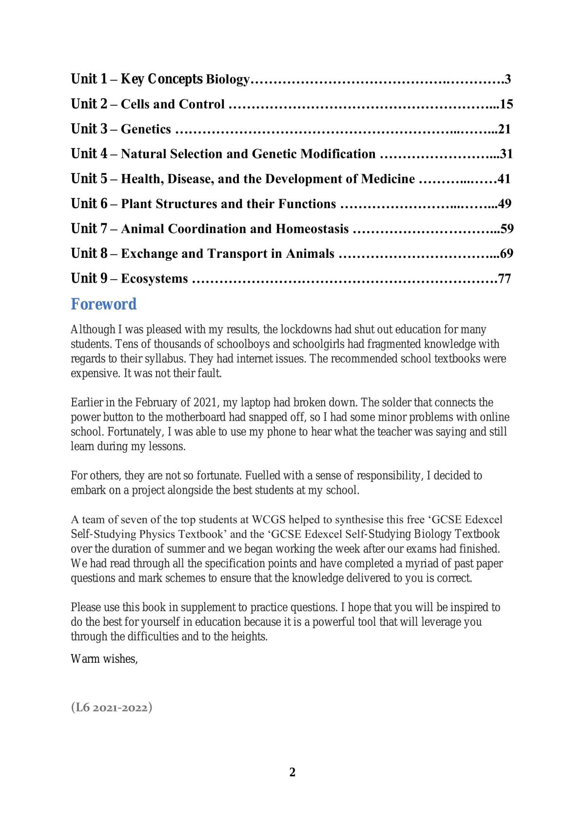 Very Detailed Notes for Biology | Biology - Higher GCSE Edexcel | Thinkswap