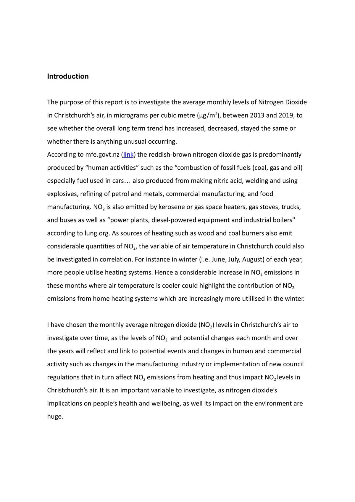 Time Series Report Writing Internal | Mathematics and Statistics ...
