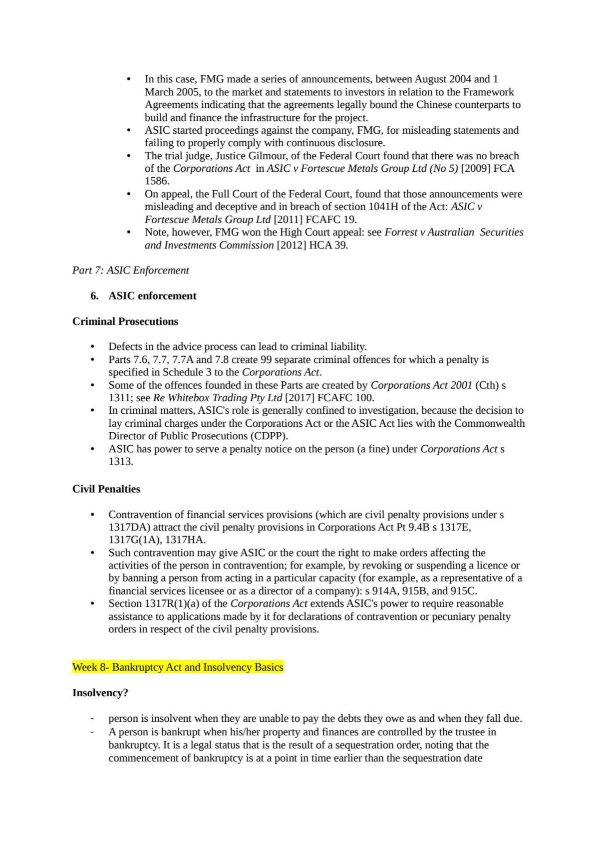 Australian Banking Law Notes | LAW4104 - Australian Banking Law ...