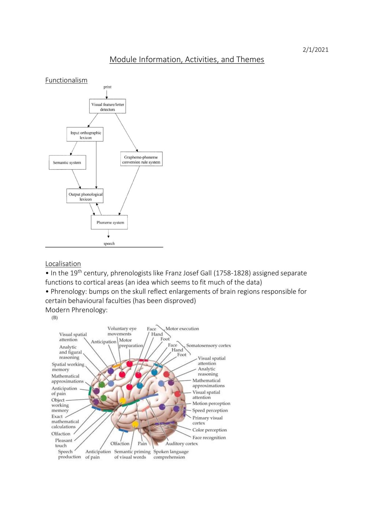 Cognitive and Biological Psychology lecture notes | PSY-5017B ...