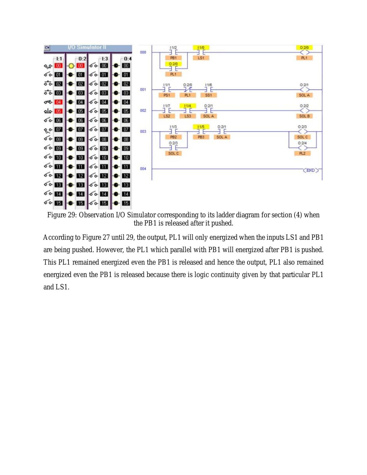 Lab Report PLC Ladder Diagram: Relay Logic | AGMC2413 - Industrial ...
