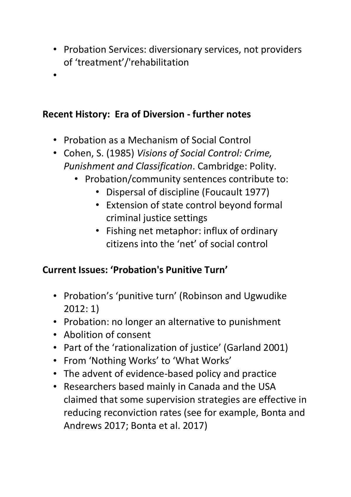 CRIM3001 Penology module study notes | CRIM3001 - Penology ...