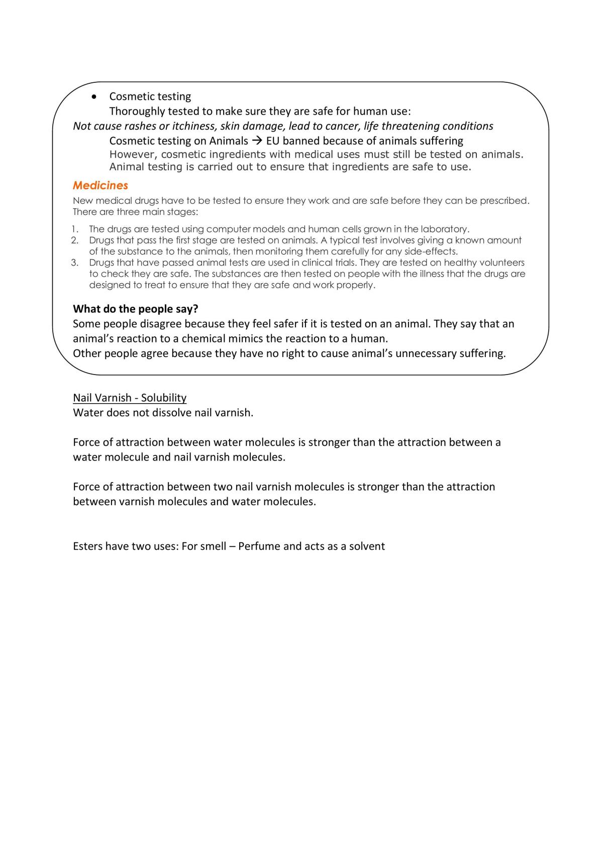 Chemistry B notes- OCR GCSE | Chemistry B - Twenty First Century ...