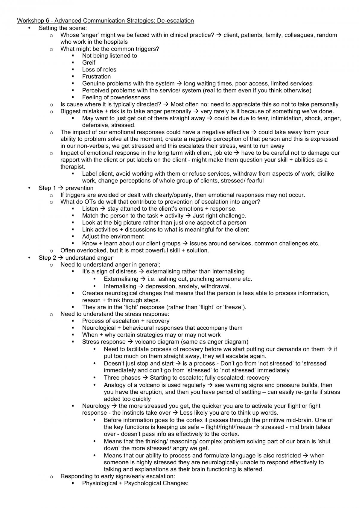 Being an Occupational Therapist Notes | OCTY3102 - Becoming an Occ Thy ...